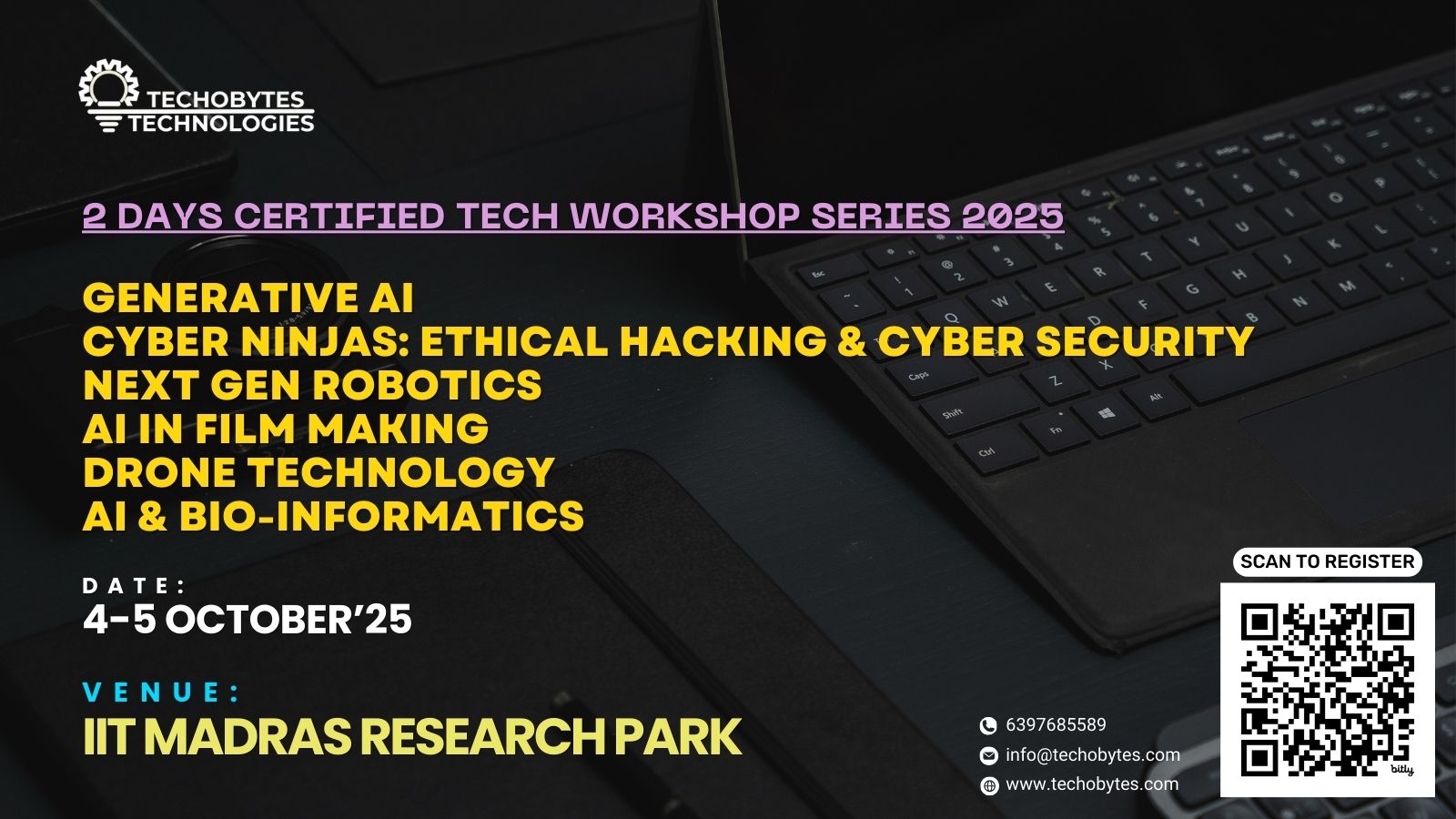 2 DAYS "TECHNICAL WORKSHOP SERIES 25" AT IIT MADRAS RESEARCH PARK (DATE ...
