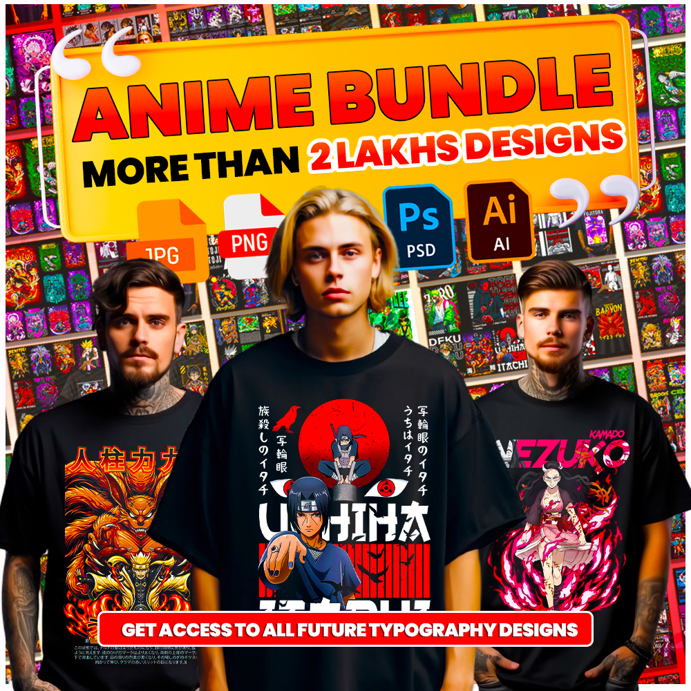 2 Lakh+ Anime Design Bundle with Future Designs Access
