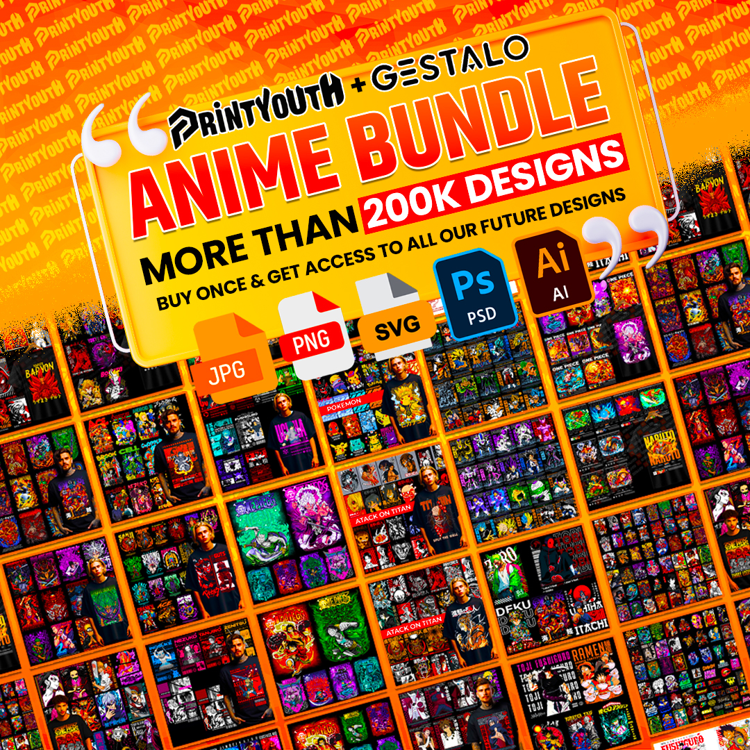 Complete Shop Bundle of PrintYouth with All Future Bundle Access