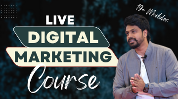 Advanced Live Digital Marketing Course (Use Coupon Code: TRYDO)